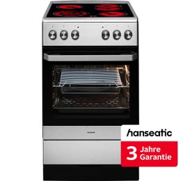 Hanseatic Elektro-Standherd "5022CE3.313eEDJ(Xv)", grau, Herdsets, inkl. 3 Jahre Herstellergarantie