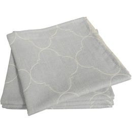 Adam Stoffserviette &raquo;Indian Cortezada Light&laquo; grau Obermaterial: 100% Baumwolle Bio-Baumwolle