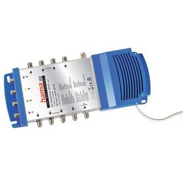 Hama SAT-Multischalter &raquo;SAT Multischalter mit Netzteil f&uuml;r 8 Teilnehmer Ger&auml;te, SAT Anlage&laquo; grau Aluminium Anschluss an Quadswitch-LNB m&ouml;glich