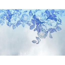 Komar Vliestapete &raquo;Digitaldruck Vlies - Blue Aura - Gr&ouml;&szlig;e 350 x 250 cm&laquo; bedruckt glatt Wohnzimmer, Schlafzimmer bunt Vlies B/L: 350m x 250m, Rollen: 1