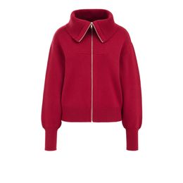 WE Fashion Knit Cardigan female size XXXL Red