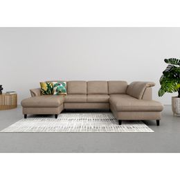 Sit & More sit&more Wohnlandschaft &raquo;Maggiore U-Form&laquo; wahlweise mit Kopfteilverstellung, Schlaffunktion und Stauraum grau 100% Polyester B/H/T: 312cm x 224cm, 
