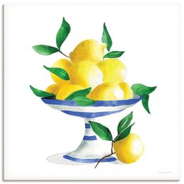 Artland Wandbild &raquo;Spanish Lemons II&laquo; Arrangements 1 Stk. tlg. als Alubild, Leinwandbild, Poster, Wandaufkleber in verschied. Gr&ouml;&szlig;en gelb Leinwand B/H/T: 30cm 