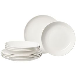 Ritzenhoff & Breker Tafelservice &raquo;Volos&laquo; Teller Set, aus Steinzeug f&uuml;r 4 Personen wei&szlig; Steinzeug 8 Stk.