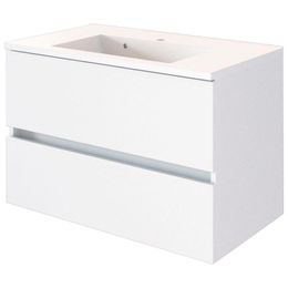 Welltime Waschtisch &raquo;Baabe&laquo; Breite 80 cm wei&szlig; B/H/T: 80cm x 55cm