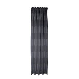 HOMING Vorhang &raquo;Galdin stripe&laquo; verdeckte Schlaufen 1 Stk. tlg. Fertigschal grau Polyester 245cm, verdeckte Schlaufen, 140cm