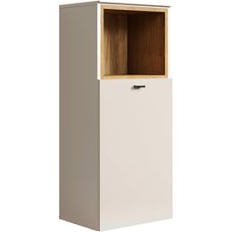 Unterschrank Welltime, B:40cm H:95cm T:31cm, beige, Badezimmer, Schr&auml;nke, "San Pedro", Standschrank mit Soft-Close Funktion - (B/T/H) 40/31/95 cm