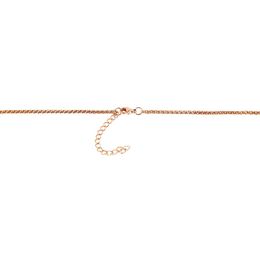 Adelia&acute;s ADELIA ́S Damen Kette ohne Anh&auml;nger "Halskette &ndash; Kordelkette aus Edelstahl 80+5", 85cm, Edelstahl, rosa, Edelstahl, Halsketten, Perfekt zum