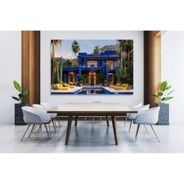 queence XXL-Wandbild &raquo;Akustikbild Palm Springs USA - Kalifornien&laquo; Amerika Bilder von Amerika Palmen 1 Stk. tlg. Einfache Akustikl&ouml;sung ohne 