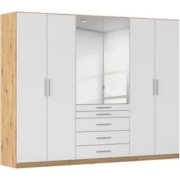 Rauch Kleiderschrank &raquo;Schrank Dreht&uuml;renschrank Ankleide Garderobe Schlafzimmer WEINGARTEN&laquo; Breiten: 181/225/270 cm, H&ouml;he 210 cm, mit Spiegel, oberste 