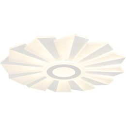 Globo LIGHTING LED Deckenleuchte &raquo;ALWINA&laquo; LED-Modul 1 Stk. Deckenlampe/rund/Wohnzimmer/Schlafzimmer/modern wei&szlig; 1 Stk.