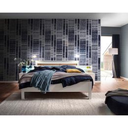 marburg Fototapete &raquo;Origin&laquo; matt glatt Kacheln moderne Tapete f&uuml;r Wohnzimmer Schlafzimmer K&uuml;che blau Vlies B/L: 1,06m x 3,4m, Rollen: 1