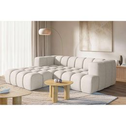 homsy by Ana Johnson Ecksofa &raquo;&raquo;XL&laquo; BOUBELLE L-Form extra tief, Design: Bubble-Optik, Breite 247cm&laquo; hoher Sitzkomfort dank Wellenunterfederung, XL 