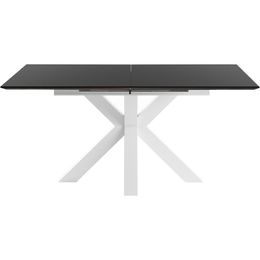 set one by Musterring Esstisch &raquo;New Atlanta&laquo; Platte rechteckig mit schweizer Kante, ausziehbar, Stern-Gestell schwarz B/H/T: 190cm x 81cm x 90cm, 