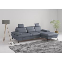Sit & More sit&more Ecksofa &raquo;Morris L-Form, inkl. Sitztiefenverstellung&laquo; wahlweise mit Armteilverstellung, Schlaffunktion & Bettkasten bunt B/H/T: 275cm x 82cm x