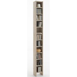 FMD Standregal &raquo;Hallo 2&laquo; braun Holzwerkstoff B/H/T: 19,5cm x 185cm x 16,3cm