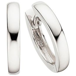 Aniston Jewelry & Watches Damen Aniston JEWELRY & WATCHES Paar Creolen &raquo;Schmuck Geschenk Silber 925 Klappcreole&laquo; silber 17mm, Silber 925 (