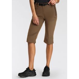CMP Damen Trekkinghose, braun, Gr. 44, Obermaterial: 89% Polyester, 11% Elasthan, Hosen, mit Rei&szlig;verschlusstaschen, atmungsaktiv, gerader Beinschnitt