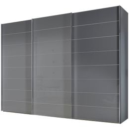 STAUD Schwebet&uuml;renschrank &raquo;Sonate Como, Made in Germany&laquo; Mit vier verschiedenen Ausstattungsvarianten grau Holzwerkstoff Vulkan Dekor, B/H/T: 249cm x 