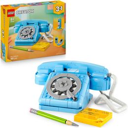 Lego Konstruktionsspielsteine &raquo;Retro-Telefon (31174), Lego Creator&laquo; Made in Europe blau Einheitsgr&ouml;&szlig;e Konstruktionsspielsteine