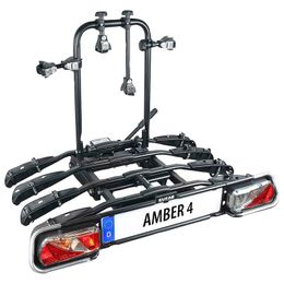 Eufab Kupplungsfahrradtr&auml;ger &raquo;AMBER 4&laquo; schwarz Einfache Montage auf die Anh&auml;ngerkupplung