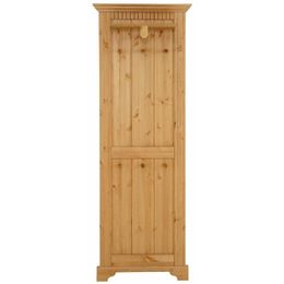 OTTO home Garderobenpaneel &raquo;Rustic&laquo; aus massiver Kiefer, H&ouml;he 190 cm, mit Ablage, Holzhaken beige Einheitsgr&ouml;&szlig;e