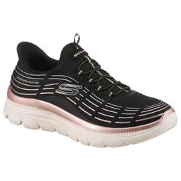 Skechers Damen Slip-On Sneaker &raquo;SUMMITS PLUS-SOFT LUSTER&laquo; Freizeitschuh, Schlupfschuh in veganer Verarbeitung rosa 35