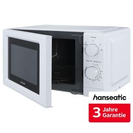 Hanseatic Mikrowelle &raquo;HM19&laquo; Mikrowelle 1020 W inkl. 3 Jahre Herstellergarantie wei&szlig; Einheitsgr&ouml;&szlig;e Mikrowelle