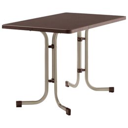 SIEGER Gartentisch beige B/H/T: 70cm x 72cm x 115cm
