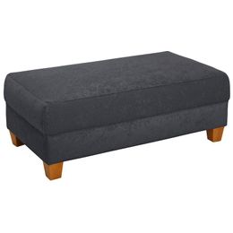 Home Affaire Hocker &raquo;Belfort&laquo; grau Luxus-Microfaser Vintageoptik(100% Polyester);Struktur fein ( 100% Polyester);Luxus-Microfaser ALTARA NUBUCK (100% 