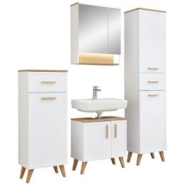 Badm&ouml;bel-Set &raquo;5-teilig, mit Soft-Close T&uuml;ren und Fu&szlig;-Set&laquo; Set, 7 Stk. tlg. B/H/T: 150,4cmcm x 200cmcm x 32,5cmcm