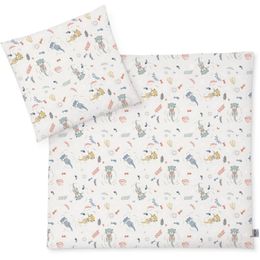 Julius Z&ouml;llner Kinderbettw&auml;sche &raquo;Little Otti&laquo; 2 Stk. bunt Jersey, Obermaterial: 100% Baumwolle B/L: 80cm x 80cm, 1 Stk., 1 Stk., Jersey, B/L: 35cm x 40cm, 2 Stk.
