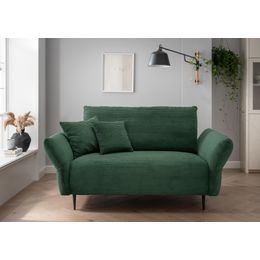 Ecksofa Home Affaire, B:255cm H:94cm T:102cm, gr&uuml;n, 93% Polyester, 7% Polyamid, Wohnzimmer, Sofas, "Lazio modern und bequem, schmale Armlehnen, tolle