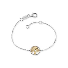 Engelsrufer Damen Armband &raquo;Lebensbaum Bicolor&laquo; gold 20cm, Silber 925 (Sterlingsilber)