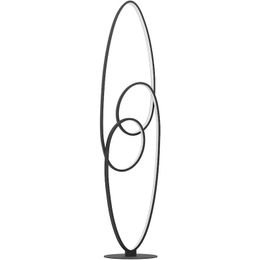 Eglo Stehlampe &raquo;GIANELLA Stehlampe - Alu, Stahl - LED - 38W - IP20&laquo; LED-Modul 1 Stk. Warmwei&szlig; Standleuchte, Leselampe, Wohzimmer, Schlafzimmer, L25 x 