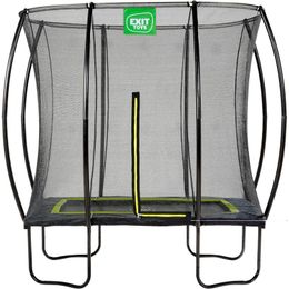 EXIT Gartentrampolin &raquo;Silhouette&laquo; mit Sicherheitsnetz schwarz B/L/T: 214cm x 153cm x 153cm