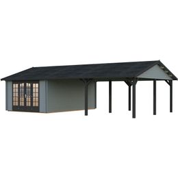 Palmako Gartenhaus &raquo;Irene&laquo; verschiedene Farben Massivholz ohne Fu&szlig;boden, ohne Dacheindeckung
