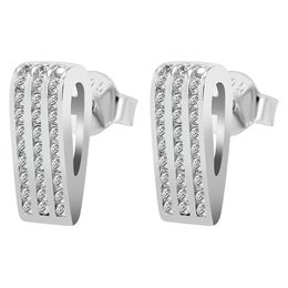Adelia&acute;s ADELIA ́S Damen Paar Ohrh&auml;nger "Ohrringe &ndash; Ohrstecker aus 925 Silber", silber, Silber 925 (Sterlingsilber), Ohrringe, Geschenkidee: zeitlos und