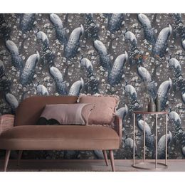Erismann Vliestapete &raquo;Vliestapete PAVO&laquo; gepr&auml;gt Phthalate frei braun Vlies B/L: 0,53m x 10,05m, Rollen: 1