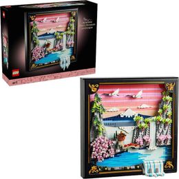 Lego Konstruktionsspielsteine &raquo;Japanische Kirschbl&uuml;tenlandschaft (31218), Lego ART&laquo; Made in Europe bunt Einheitsgr&ouml;&szlig;e Konstruktionsspielsteine