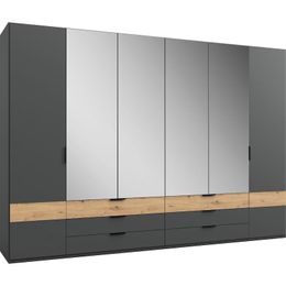 wimex Dreht&uuml;renschrank &raquo;Gibraltar&laquo; grau Holzwerkstoff B/H/T: 270cm x 210cm x 58cm, T&uuml;ren: 6 Stk.
