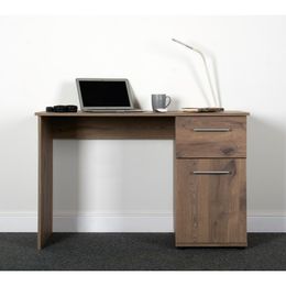 VOGL M&ouml;belfabrik Schreibtisch &raquo;Tobi, mit einer T&uuml;r und einem Schubkasten&laquo; Breite 115 cm, reichlich Stauraum braun B/H/T: 115cm x 73cm x 56cm, ohne 