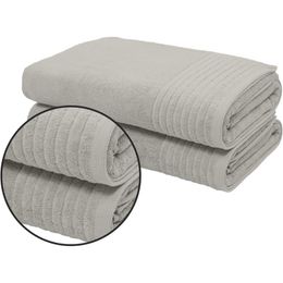 OTTO home Saunatuch &raquo;Sanremo Premium, Premium Handt&uuml;cher, 600 gr/m&sup2;, 80x200cm&laquo; Bord&uuml;re, einfarbig, flauschig, weich, dicke Qualit&auml;t, 5 Jahre Garantie 