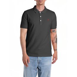 Replay Herren Poloshirt schwarz S
