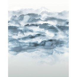marburg Fototapete &raquo;Horizon&laquo; matt glatt Natur moderne Tapete f&uuml;r Wohnzimmer Schlafzimmer K&uuml;che blau Vlies B/L: 2,65m x 3,4m, Rollen: 1