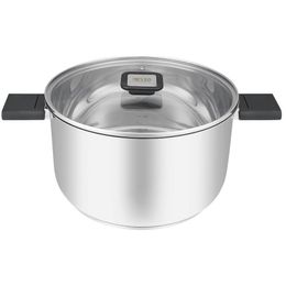 RESTO Kitchenware Kochtopf &raquo;Anser, energiesparend und sp&uuml;lmaschinenfest, im Geschenkkarton&laquo; 2 Stk. tlg. Edelstahl 18/10 silber 5,8 l + &Oslash; 24cm + H&ouml;he 