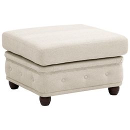 Home Affaire Polsterhocker &raquo;New Castle&laquo; passend zur "New Castle"-Serie, B/T/H: 75/70/45 cm beige B/H/T: 75cm x 45cm x 70cm, Struktur weich