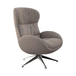 FLEXLUX Relaxsessel &raquo;Haze, hervorragender Komfort, Alu Fu&szlig;, organisches Design, ergonomisch&laquo; Fernsehsessel, R&uuml;ckenteilverstellung, drehbar, Fu&szlig; Alu 