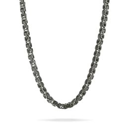 Fynch-Hatton Herren Fynch-Hatton K&ouml;nigskette &raquo;Schmuck Geschenk Edelstahl Halskette The King Chain&laquo; braun Edelstahl, L: 55 B: 5mm