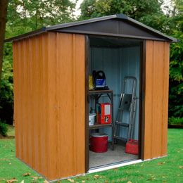 Yardmaster Ger&auml;tehaus &raquo;Konstanz 65WGY-Set&laquo; Metall braun Stahlblech Einheitsgr&ouml;&szlig;e